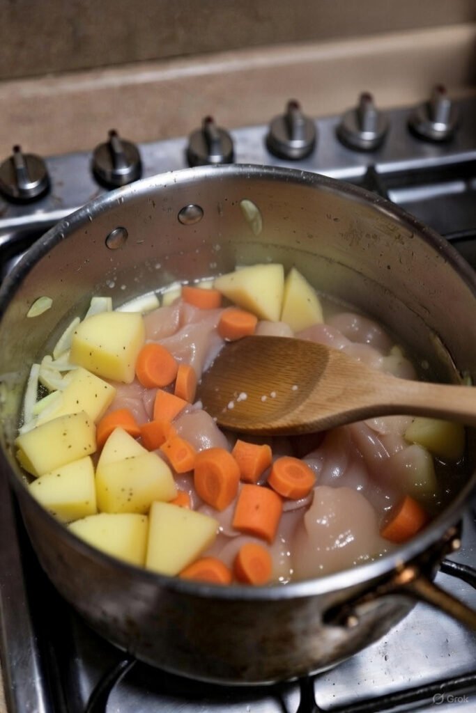 5 Irresistible Creamy Chicken & Vegetable Soup